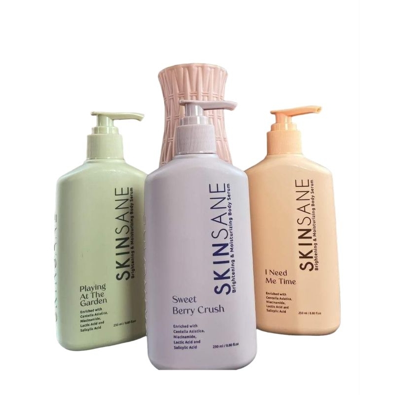 Jual SKINSANE Body Serum Pencerah Badan BPOM 250ml | Shopee Indonesia