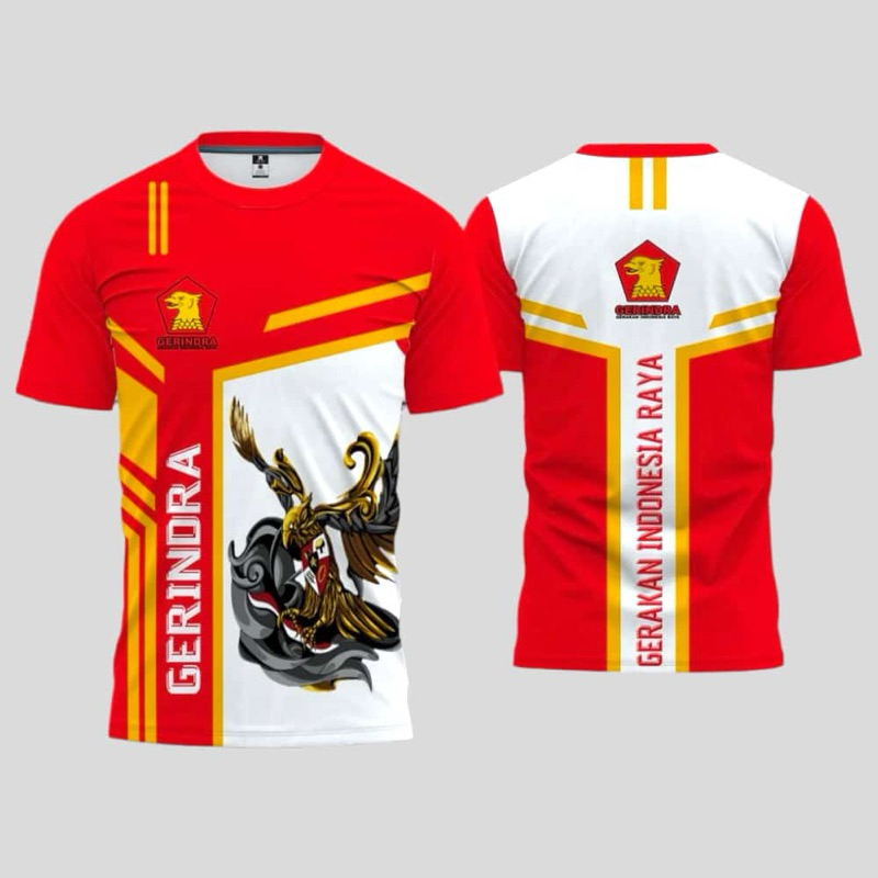 Jual Kaos Jersey Partai Gerindra Spesial edition 2024 | Shopee Indonesia