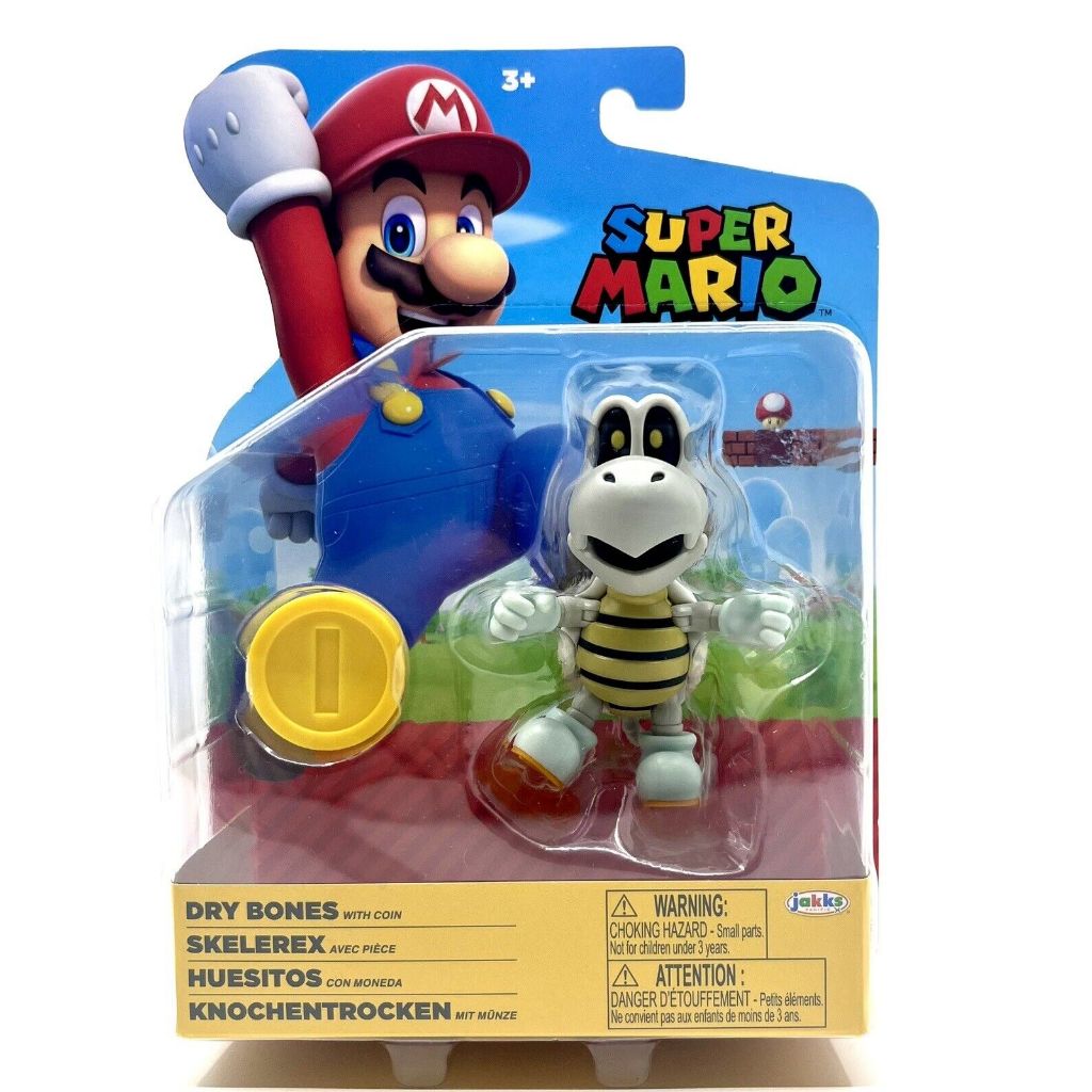 Jual Mainan Action Figure JAKKS Pacific Super Mario - Dry Bones ...