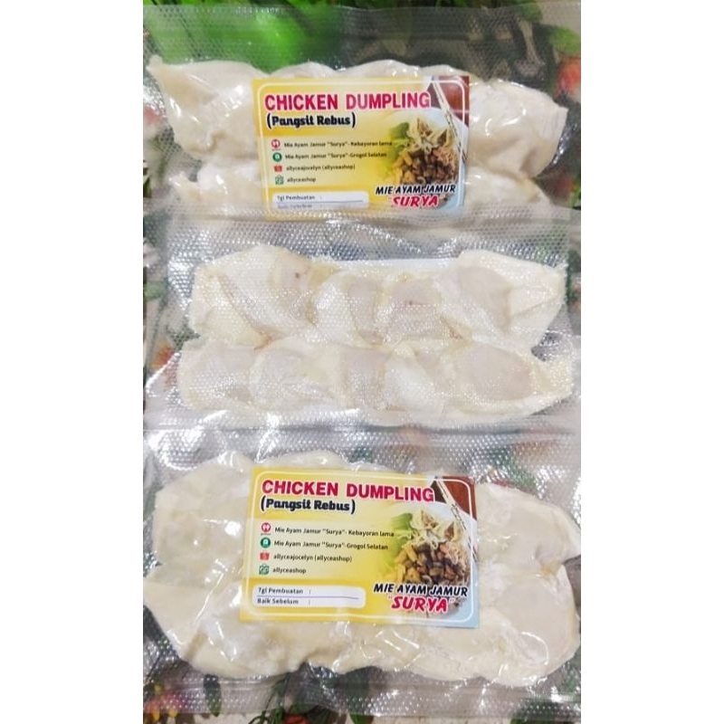 Jual Frozen Food Chicken Dumpling/Pangsit Rebus Daging Ayam Isi 10 Pcs ...