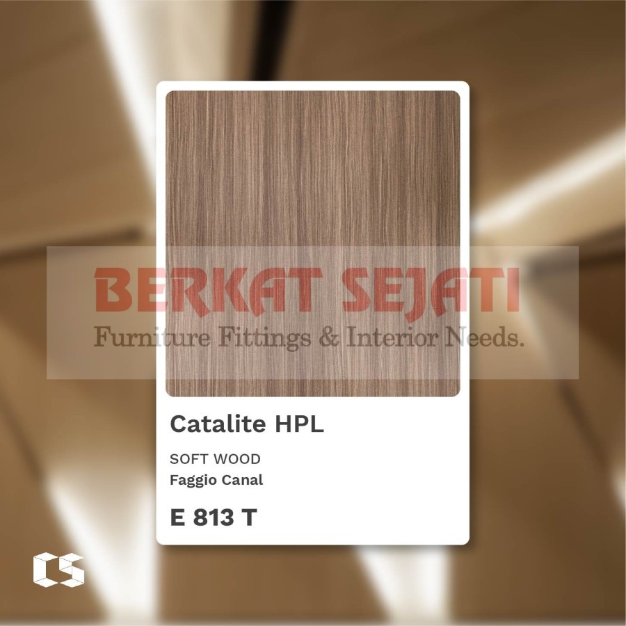 Jual E 813 T - HPL CATALITE HPL BY CS LAMINATES - WOODGRAIN | Shopee ...