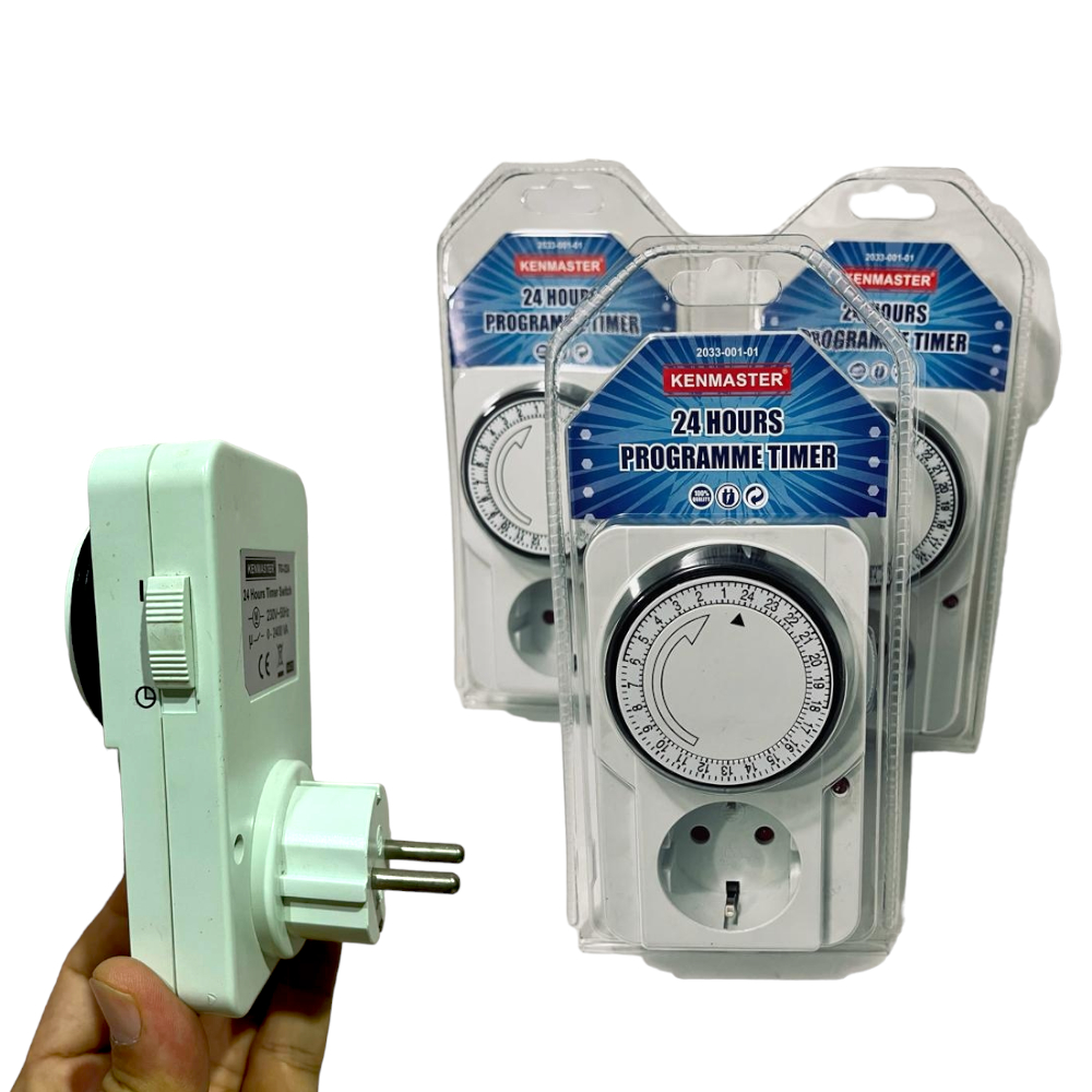 Jual Stop Kontak Timer Listrik / Timer Analog Kenmaster 24 jam | Shopee ...