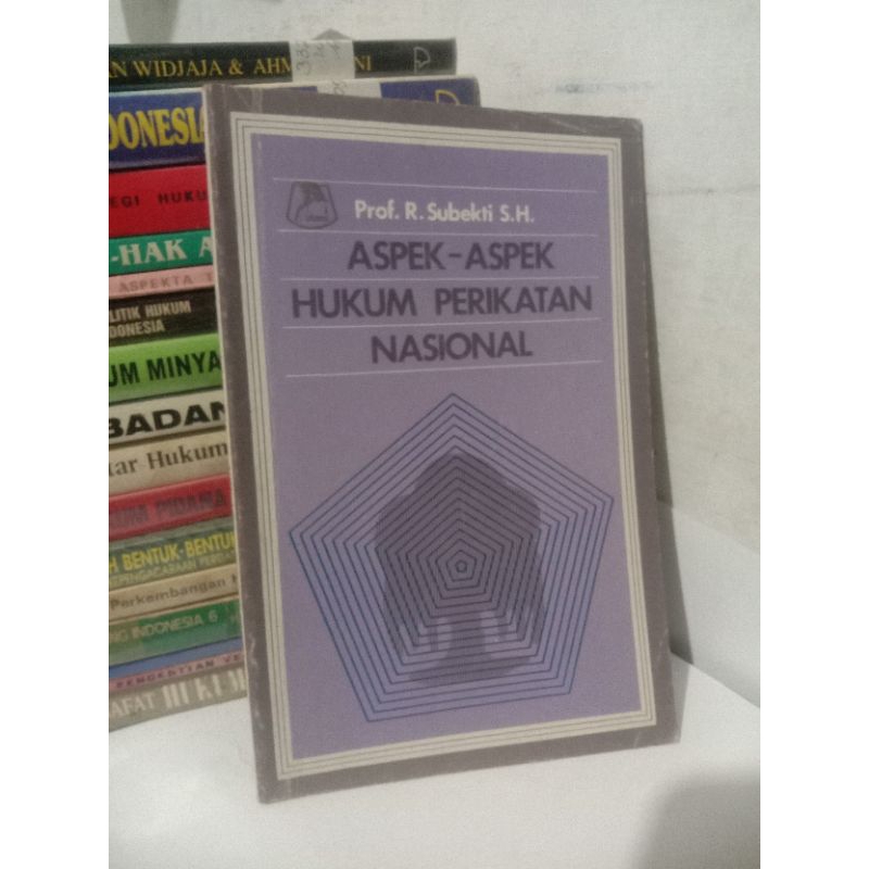 Jual buku aspek-aspek hukum perikatan nasional karangan profesor surbekti | Shopee Indonesia