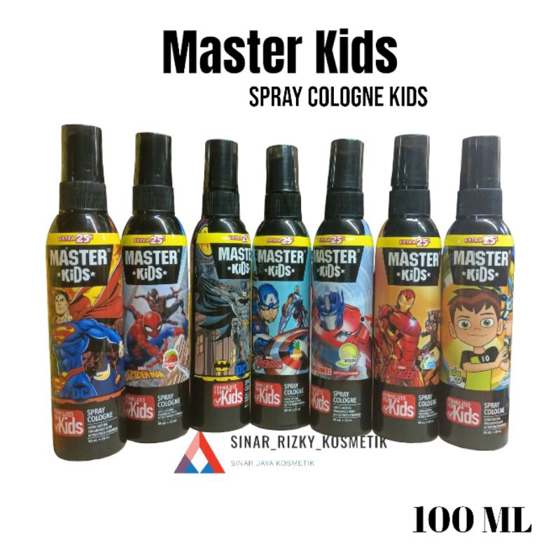 Jual PARFUM MASTER KIDS Spray Cologne 100 ml Batman | Shopee Indonesia