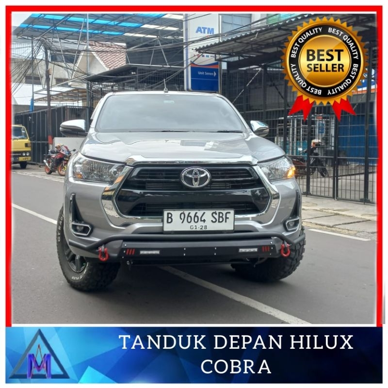 Jual Tanduk Depan Hi Lux Hilux model Cobra Besi Sevencode Bumper Depan ...