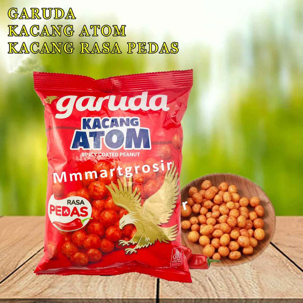 Jual Garuda / Kacang Atom / Kacang Rasa Pedas / 220gr | Shopee Indonesia