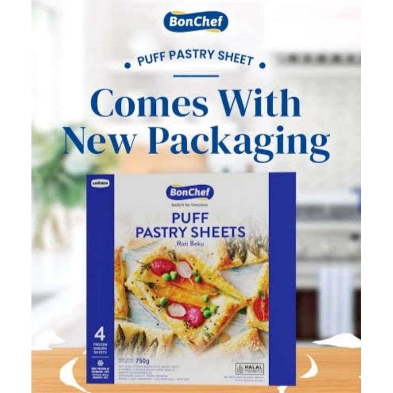Jual BonChef Puff Pastry Sheet 750gr | Shopee Indonesia