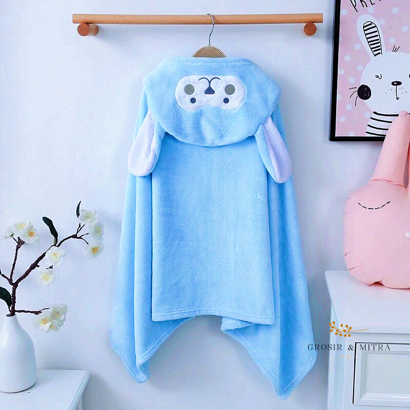Jual Selimut Hoodie karakter Selimut Bayi 2 in 1 Multifungsi Handuk ...