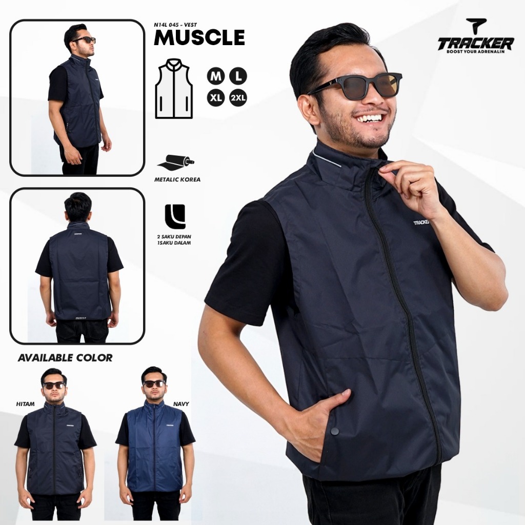 Jual Rompi Vest Tracker Muscle | Shopee Indonesia