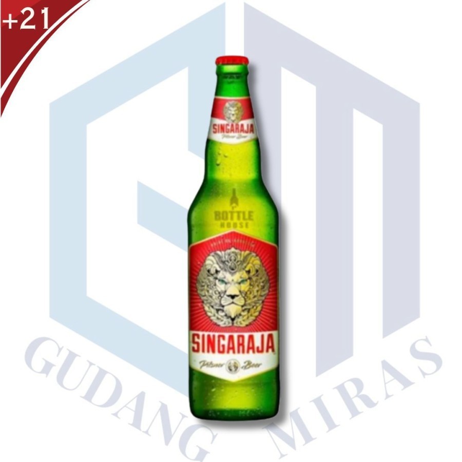 Jual SINGARAJA PILSNER BREMER BEER 620 BIR PUTIH BOTOL BESAR PILSENER ...