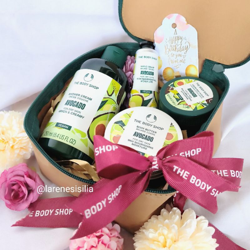 Jual The Body Shop - Hampers Gift Set Avocado | Shopee Indonesia