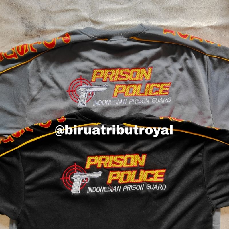 Jual KAOS PDL POLSUSPAS TERBARU / KAOS PRISON POLICE ABU-ABU DAN HITAM ...