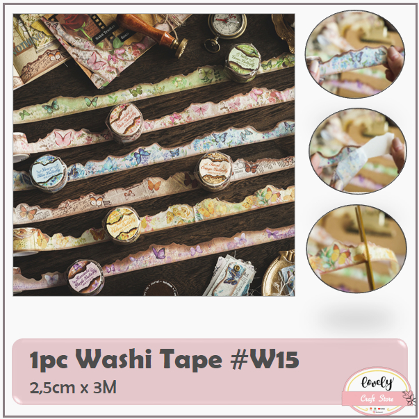 Jual LovelyCraftStore | Washi Tape W15~ Washi Tape Selotip Kertas Deco ...