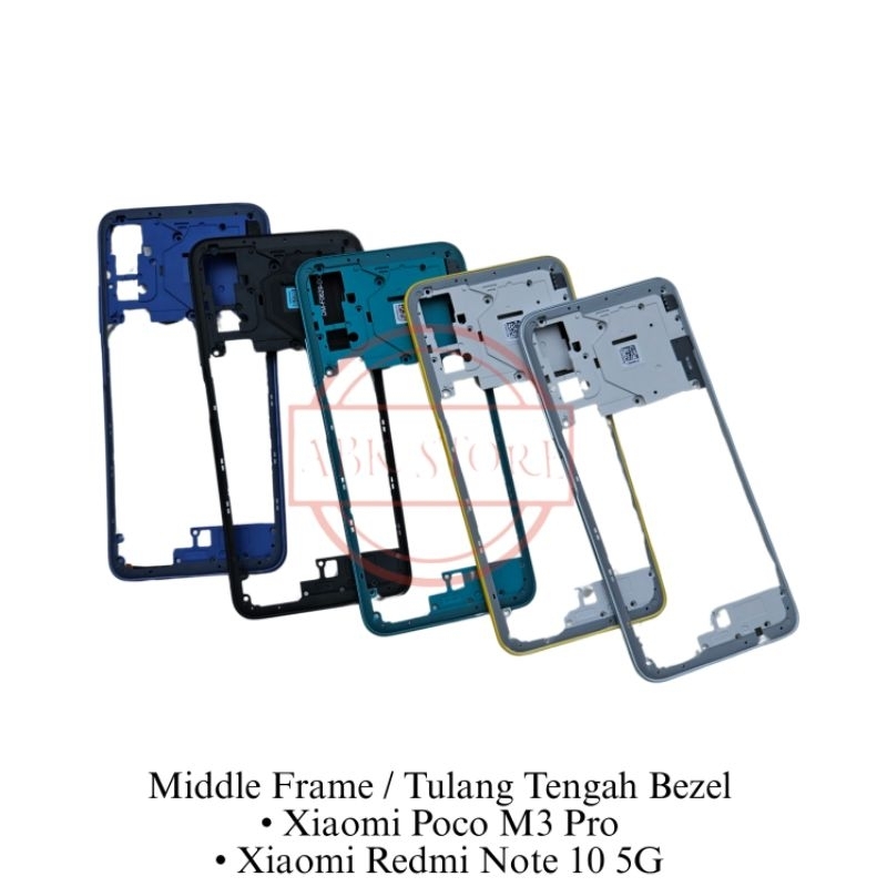 Jual Middle Frame - Tulang Tengah Bezel Xiaomi Poco M3 Pro - Redmi Note ...