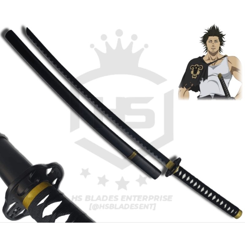 Jual katana kayu Asta Yami sukehiro COSPLAY mainan | Shopee Indonesia