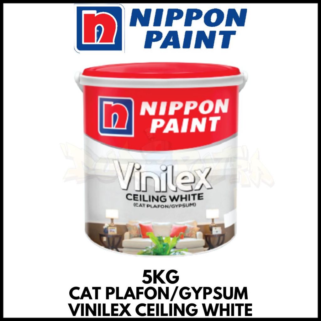 Jual Cat Plafon / Gypsum Vinilex Ceiling White Galon 5kg | Shopee Indonesia