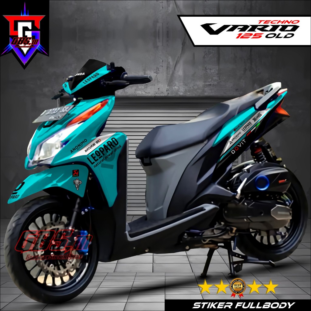 Jual ( BISA COD ) Decal Vario 125 Old Full Body Motif Leopard Stiker ...