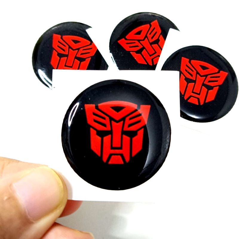 Jual Stiker timbul Autobot Emblem kaliper rem stiker aksesoris motor Hp ...