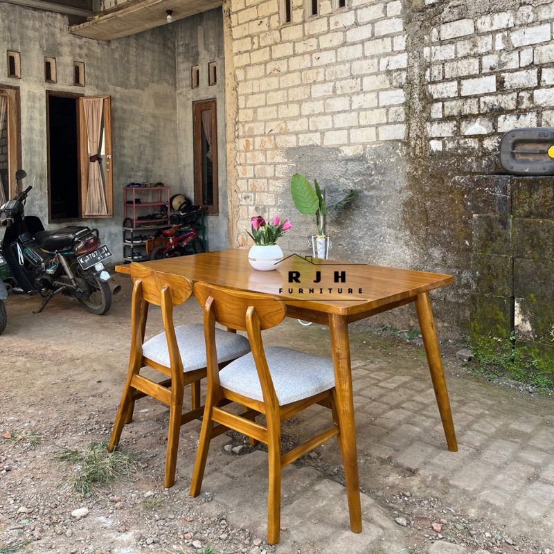 Jual SET KURSI MAKAN ROPAN 2 KURSI || MEJA MAKAN ROPAN MINIMALS || DINNING SET MURAH | Shopee ...