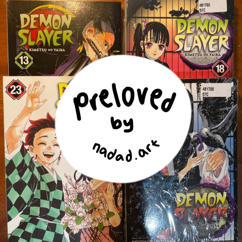 Jual manga demon slayer (eng ver.) | preloved by nadad.art | Shopee ...