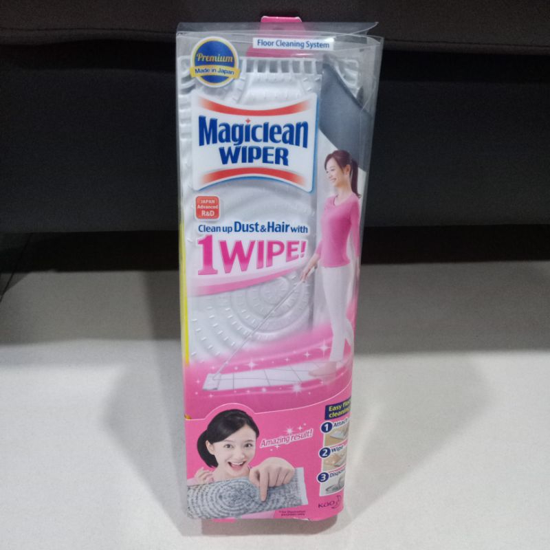 Jual Magiclean Wiper Mop/Stick/Tongkat Pel Lantai Magic Clean. Made in ...