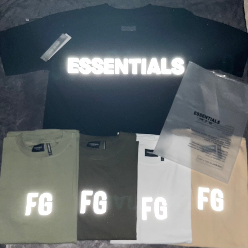 Jual Kaos Essential FG Reflective 16s Impor Oversize Jumbo Pria Wanita ...