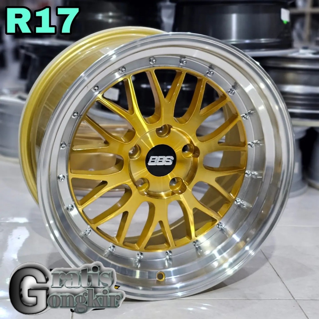 Jual velg celong ring 17 Lebar 8.5/9.5 velg mobil BBS LM pcd 5x114,3 ...