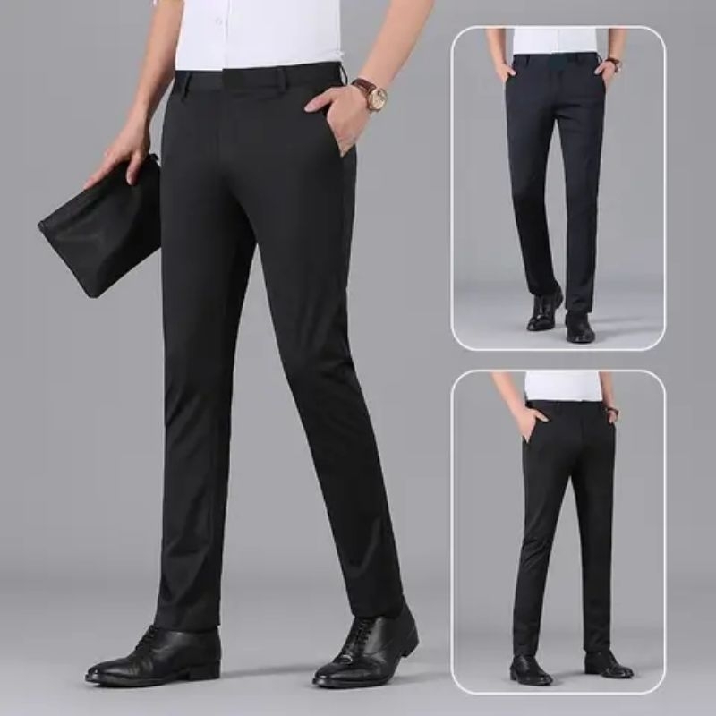 Jual CELANA KANTOR WARNA HITAM / CELANA FORMAL SLIM FIT / CELANA KERJA | Shopee Indonesia