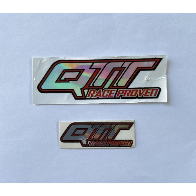 Jual Stiker sticker logo emblem sponsor QTT RACING Original 100% ori ...