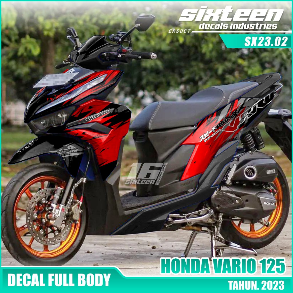 Jual Decal Vario 125 NEW 2023 2024 Full Body desain Mugen terbaru SX23.02 | Shopee Indonesia
