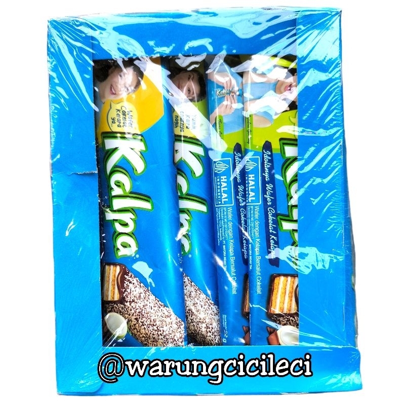 Jual KALPA WAFER COKELAT KELAPA 22g x 12 pcs ( 1 BOX ) | Shopee Indonesia