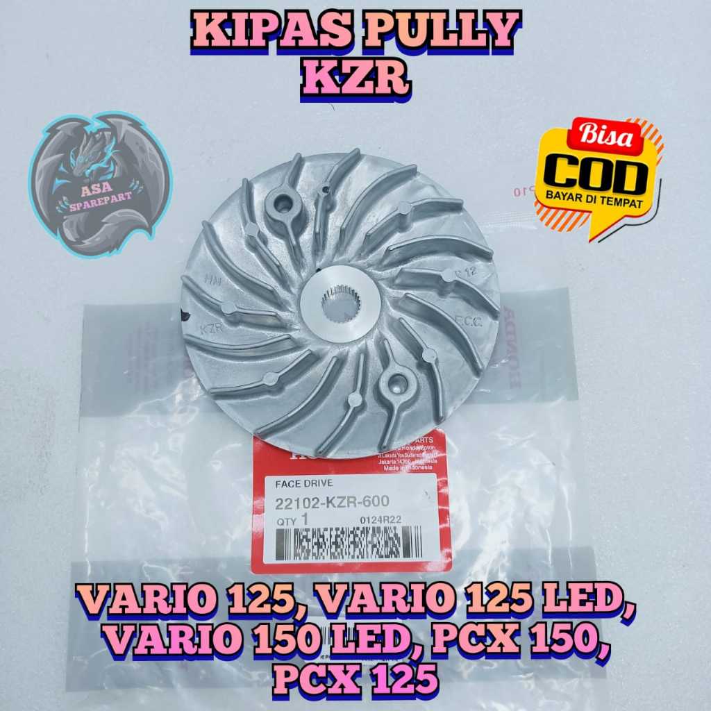 Jual KIPAS PULLY PULEY PULY PULI KUALITAS ASLI ORIGINAL HONDA KZR VARIO ...