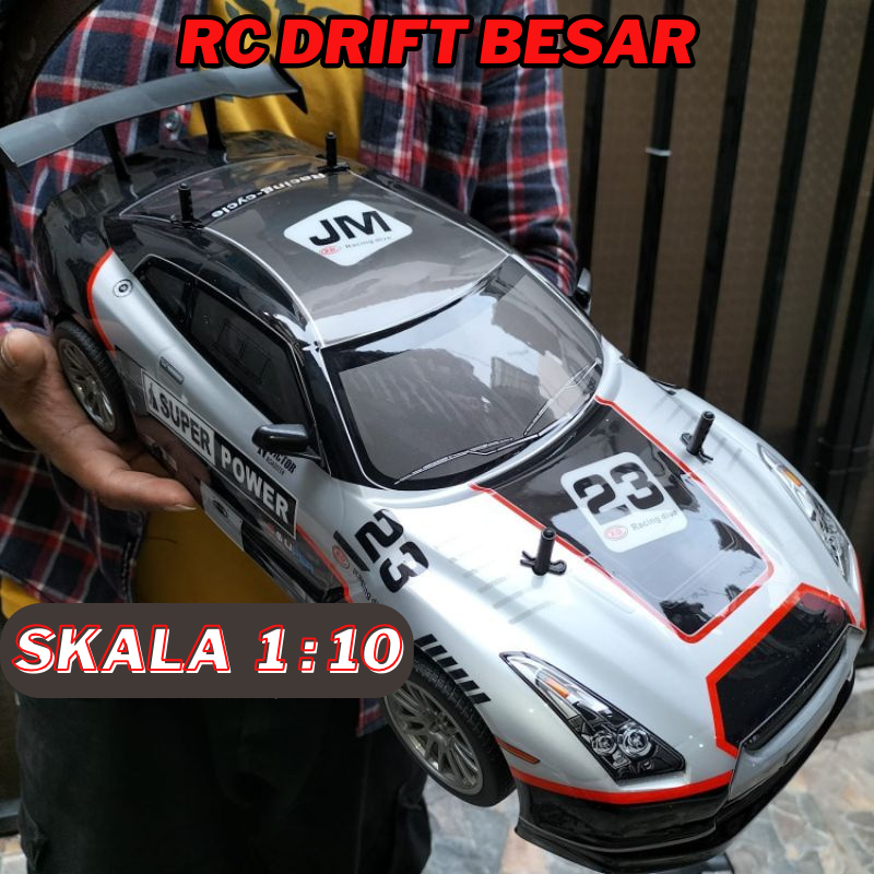 Jual Mobil RC Drift Skala 1:10 Ukuran Besar Frekwensi 2.4Ghz | Shopee ...