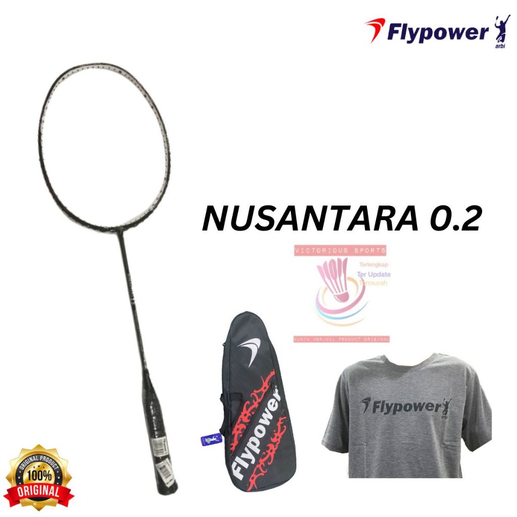Jual RAKET BADMINTON BULUTANGKIS FLYPOWER NUSANTARA 0.2 EDISI 20TH ...