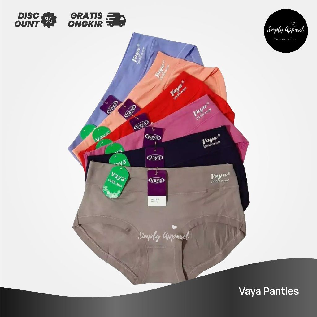 Jual Pakaian Cd Celana Dalam Wanita Vaya Serap Keringat Bahan Premium ...