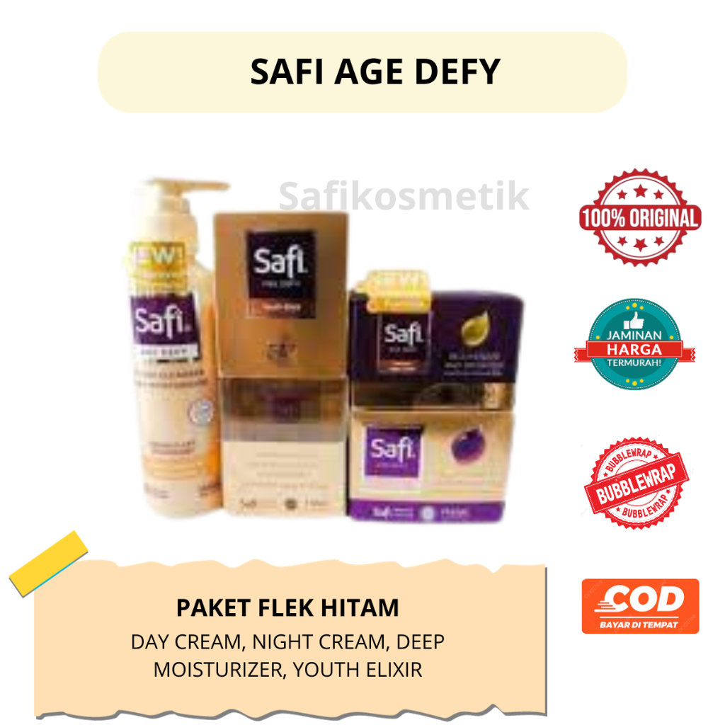 Jual Paket Safi Age Defy Anti Aging Dan Flek Hitam (Ekonomis 4pcs ...