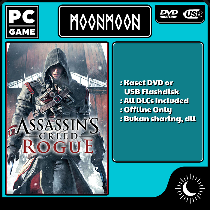 Jual Assassin's Creed Rogue (2015) Full DLCs Game PC Laptop | Shopee Indonesia