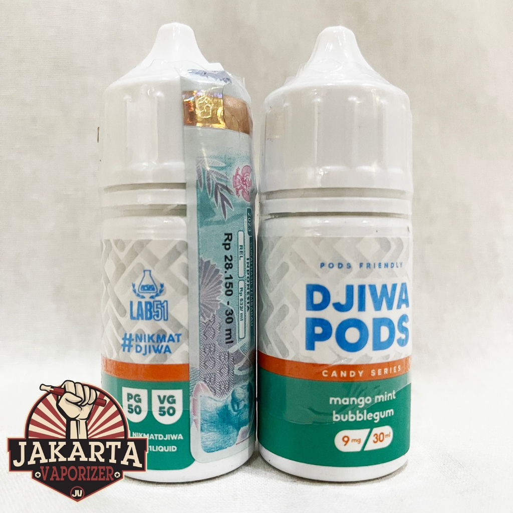 Jual DJIWA MANGO MINT BUBBLEGUM PODS 30ML 9MG BY LAB51 | Shopee Indonesia