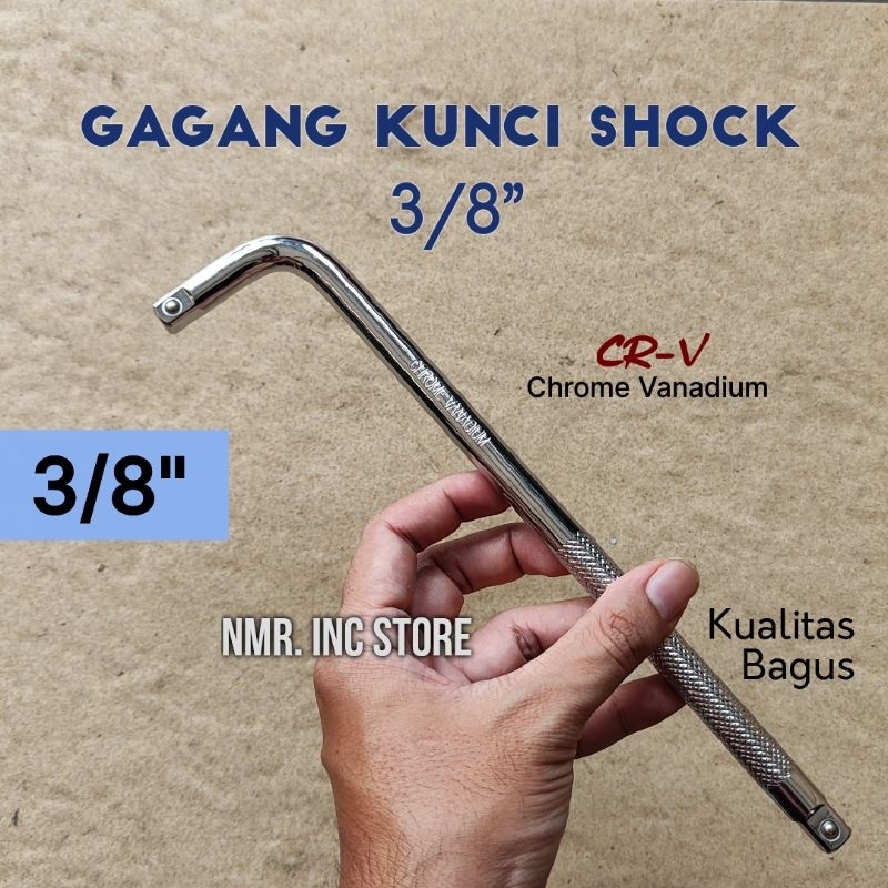 Jual Gagang Kunci Shock L 3/8, Chrome Vanadium CR-V, Untuk Mata Sok ...