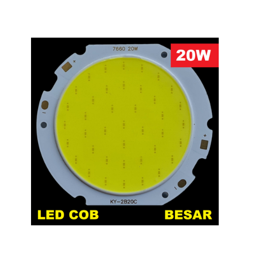 Jual Modul LED COB 7670 Lampu Sorot Listrik Cool White 20W PCB ...