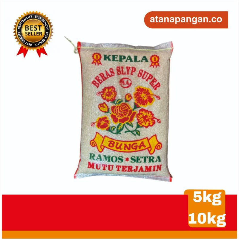 Jual BERAS MEDIUM CAP BUNGA-5KG,10KG,&20kg | Shopee Indonesia