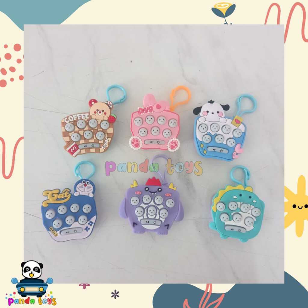 Jual MAINAN ANAK POP IT MINI ELEKTRIK POP PUSH GAME KARAKTER | Shopee ...