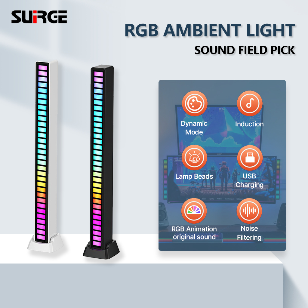 Jual SUIRGE Rechargeable LED Strip Light with Sound Control - Creative ...