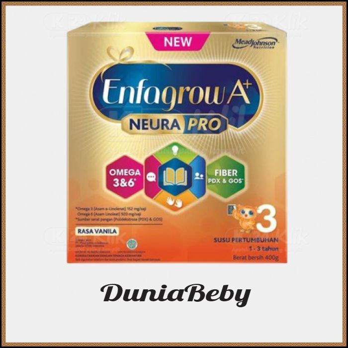 Jual ENFAGROW A+3 Vanila 400 gram SUSU PERTUMBUHAN UNTUK ANAK USIA 1-3 ...