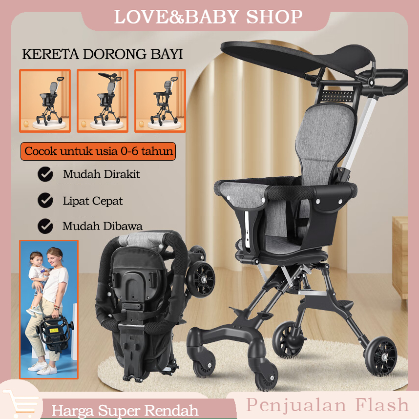 Jual Stoller Baby Kereta Dorong Bayi Stroler Bayi Lipat Travelling ...
