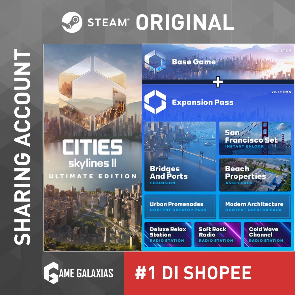 Jual CITIES SKYLINES 2 ULTIMATE EDITION PC ORIGINAL | Shopee Indonesia