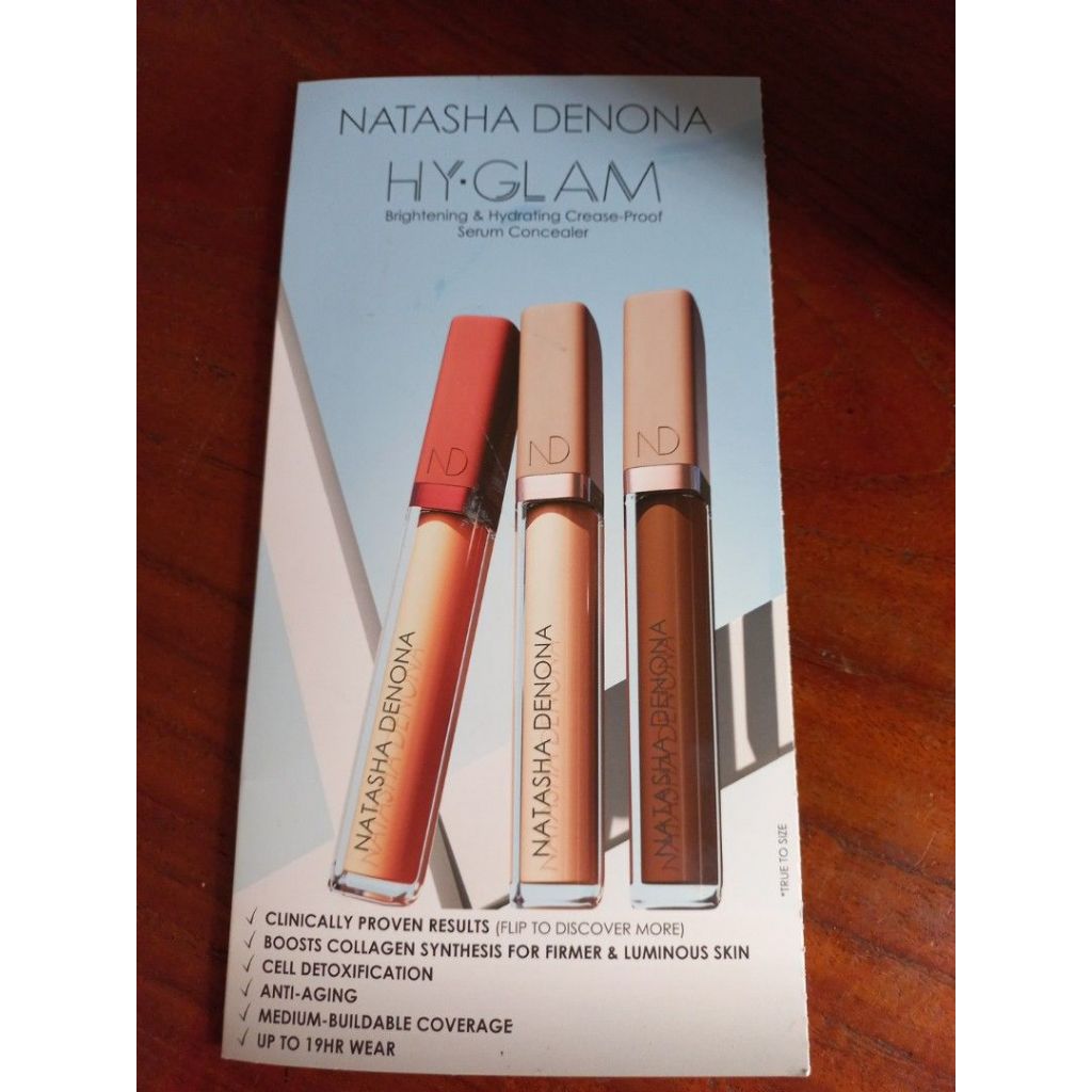 Jual NATASHA DENONA HY Glam Concealer Sample Sachet Card | Shopee Indonesia
