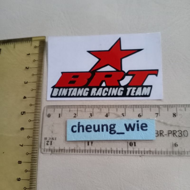 Jual stiker BRT Bintang Racing team 1bh | Shopee Indonesia