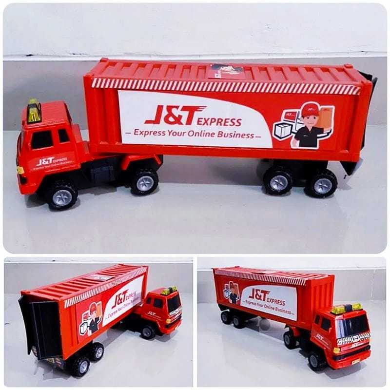 Jual [ MSTR ] Promo Mainan Mobil-mobilan Truk Kontainer Ekspedisi Kurir ...