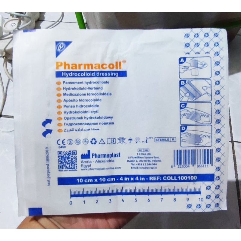 Jual Pharmacoll Hydrocoloid Dressing Thick 10x10 cm | Shopee Indonesia